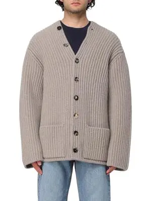 Bottega Veneta Ribbed Cardigan - Sand
