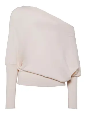 ALTUZARRA Altuzarra Grainge Off-Shoulder Cashmere Sweater