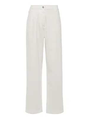 Magda Butrym Straight Leg Jeans - White
