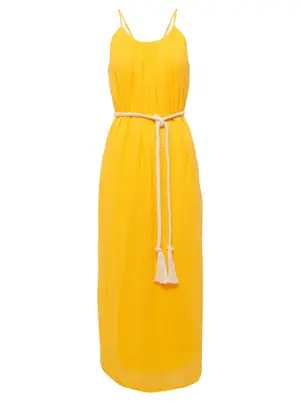 Velvet By Graham & Spencer Lorelei Cotton Maxi Dress - Yellow
