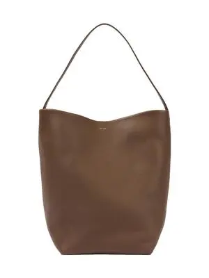 THE ROW Park Large Leather Tote Bag - Brown