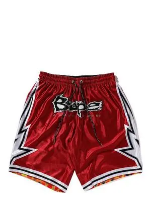 A BATHING APE Reversible Basketball Shorts - Red
