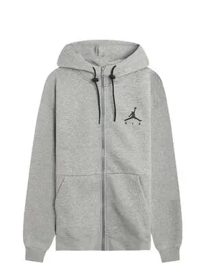 JORDAN Jumpman Air Fleece Full-zip Hoodie - Grey