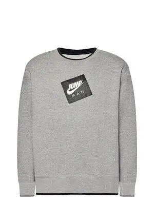 JORDAN Jumpman Classics Fleece Crewneck Sweatshirt - Grey