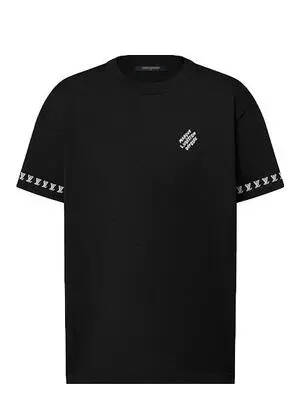 LOUIS VUITTON Shortsleeved Cotton Crewneck - Black