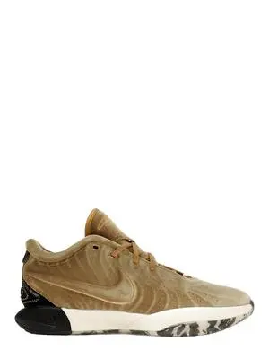 Nike Lebron 21 The Shop Nobility Sneakers - Metallic Gold/black/coconut Milk