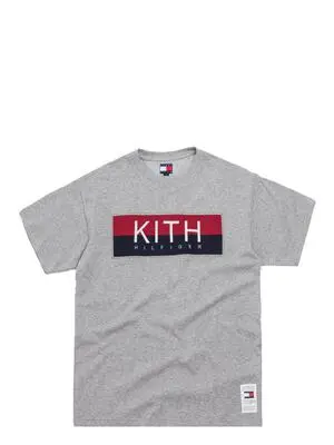 Kith X Tommy Hilfiger Logo Tee Shirt - Grey
