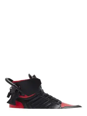 Buscemi 110mm High-top Sneakers - Red/back