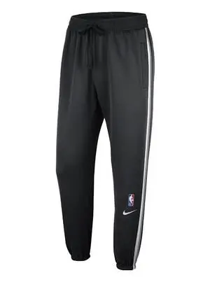 Nike Nba Brooklyn Nets Showtime Pants - Black