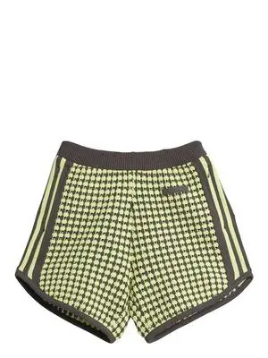 Adidas X Wales Bonner Knit Shorts - Semi Frozen Yellow/night Brown