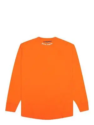 Palm Angels Classic Logo Over Longsleeve T-shirt - Orange