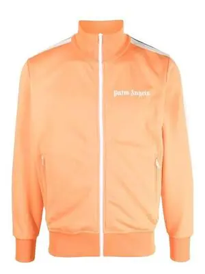 Palm Angels Track Jacket - Orange/off/white