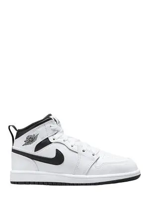 JORDAN 1 Mid Sneakers - White/black