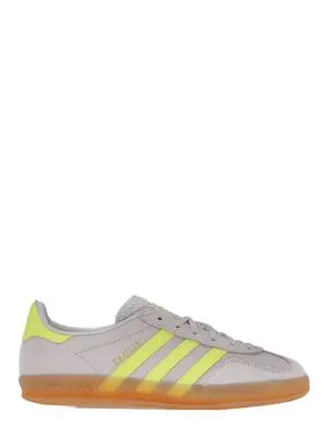 Adidas Gazelle Indoor Sneakers Silver Dawn/solar Yellow/gum