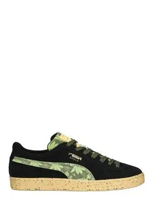 PUMA Suede Gentle Jungle Sneakers - Puma Black/spring Fern