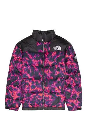 The North Face 1996 Printed Retro Lhotse 700 Fill Packable Jacket - Tnf Black/marble Camo Print