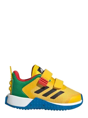 Adidas Dna Two-strap Lego Sneakers - Eqt Yellow/core Black/shock Blue