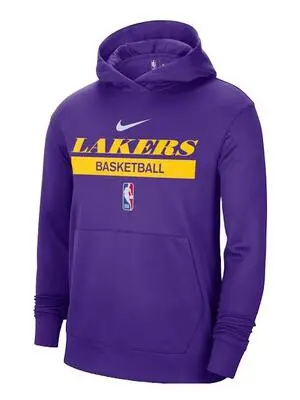 Nike Nba Los Angeles Lakers Spotlight Dri-fit Hoodie - Purple