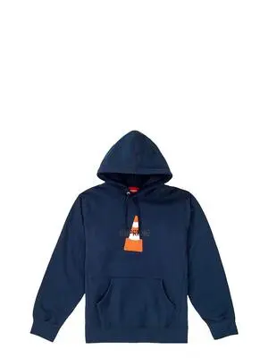 Supreme Cone Hooded Sweatshirt - Navy Blue