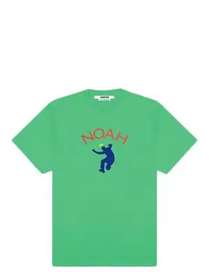 NOAH X Union Small Logo Lockup Tee Shirt - Pine