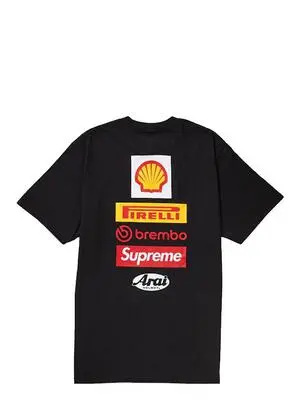 Supreme Ducati Logo Tee Shirt - Black