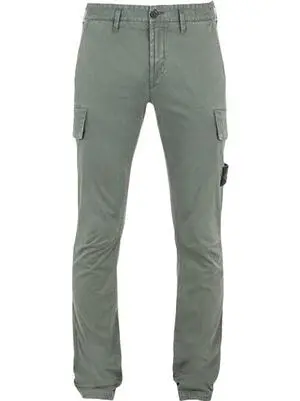 Stone Island Skinny Fit Cargo Pants - Musk Green