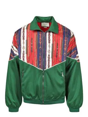 Gucci Printed Zip-up Jacket - Yard