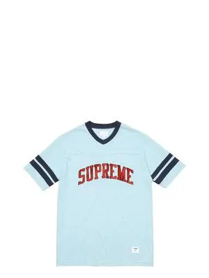 Supreme Glitter Arc Football Top - Light Blue