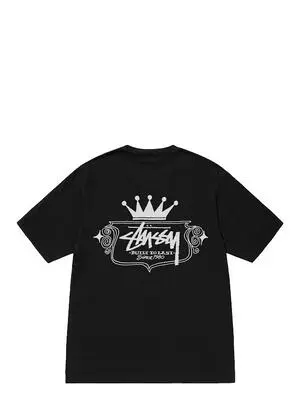 StÜssy Built To Last Pigment Dyed Tee Shirt - Black