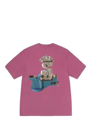 StÜssy Tuff Stuff Tee Shirt - Berry