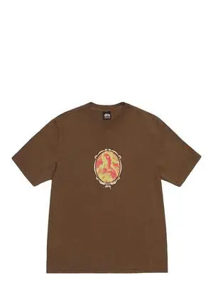StÜssy Venus Oval Pigment Dyed Tee Shirt - Brown