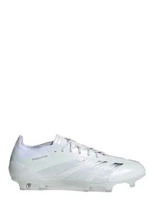 Adidas Predator 24 Elite Low Fg - Cloud White/silver Metallic