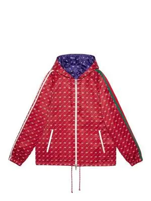 Gucci X Adidas Reversible Jacket - Red/purple