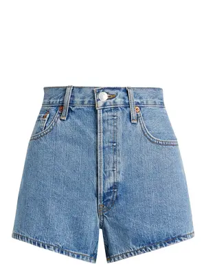 RE/DONE Denim Shorts - Mid Denim