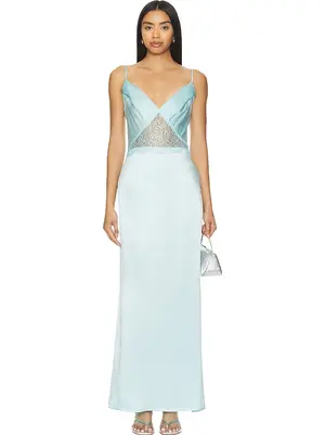 SNDYS Hallowell Maxi Dress - Light Blue