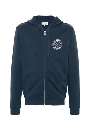 MC2 SAINT BARTH Danny Zip-up Hoodie - Blue