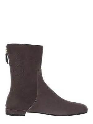Giorgio Armani Suede Ankle Boots - Brown