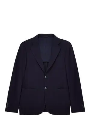 Giorgio Armani Upton Line Single-breasted Jacket - Blue