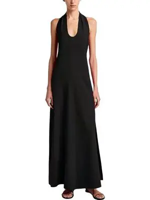 Proenza Schouler Halterneck Maxi Dress - Black