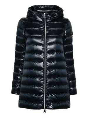 Herno Hooded Puffer Coat - Blue