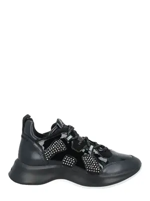 Hogan Calfskin Sneakers - Black