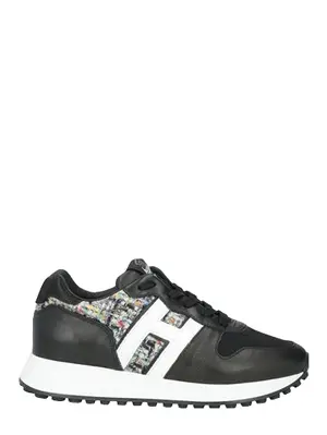 Hogan Leather Low-top Sneakers - Black