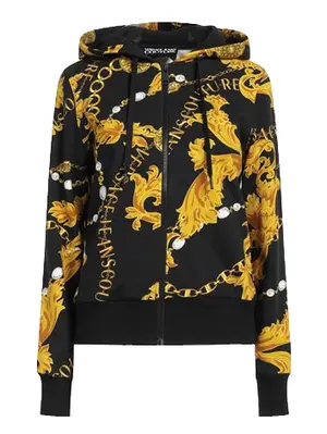 Versace Cotton French Terry Sweatshirt - Black