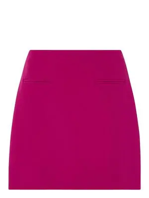 MILLY Lizzy Cady Mini Skirt - Plum