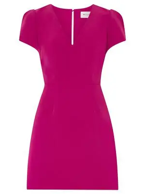 MILLY Cady Atalie Mini Dress - Plum