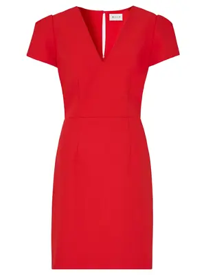 MILLY Milly Cady Atalie Mini Dress Red