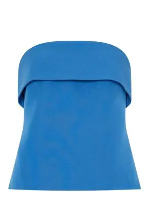MILLY Tuala Cady Sleeveless Top - Classic Blue