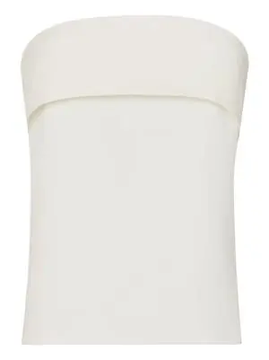 MILLY Tuala Cady Sleeveless Top - Ecru