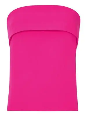 MILLY Tuala Cady Sleeveless Top Fuchsia