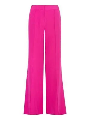 MILLY Nash Cady Wide Leg Pants - Fuchsia